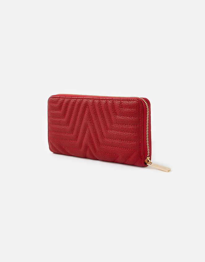 Star Quilted Purse Red