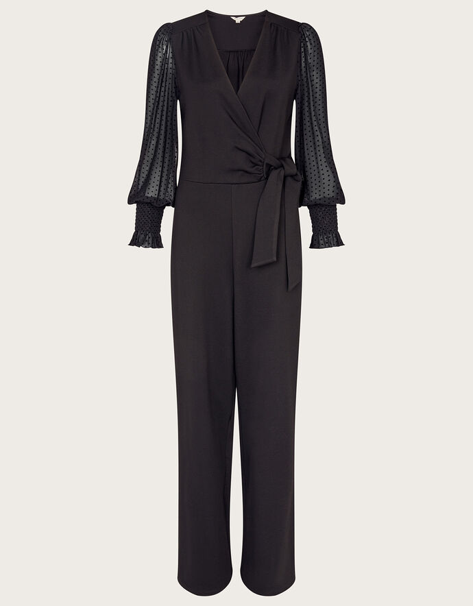 Penny Ponte Jumpsuit Black | Jumpsuits | Monsoon UK.