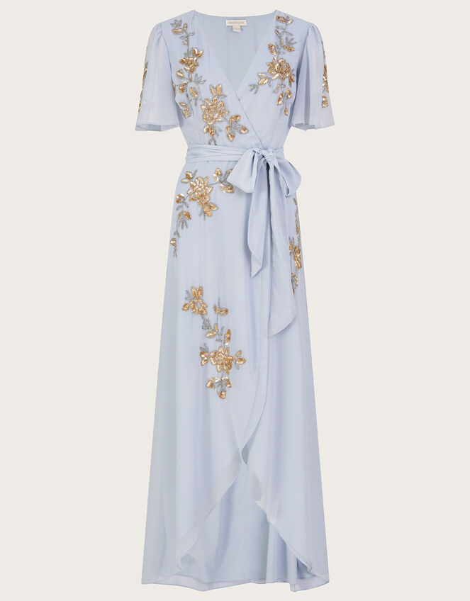 Sarah Embellished Wrap Dress | Evening Dresses | Monsoon UK.