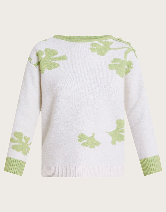 Pia Pattern Jumper Ivory