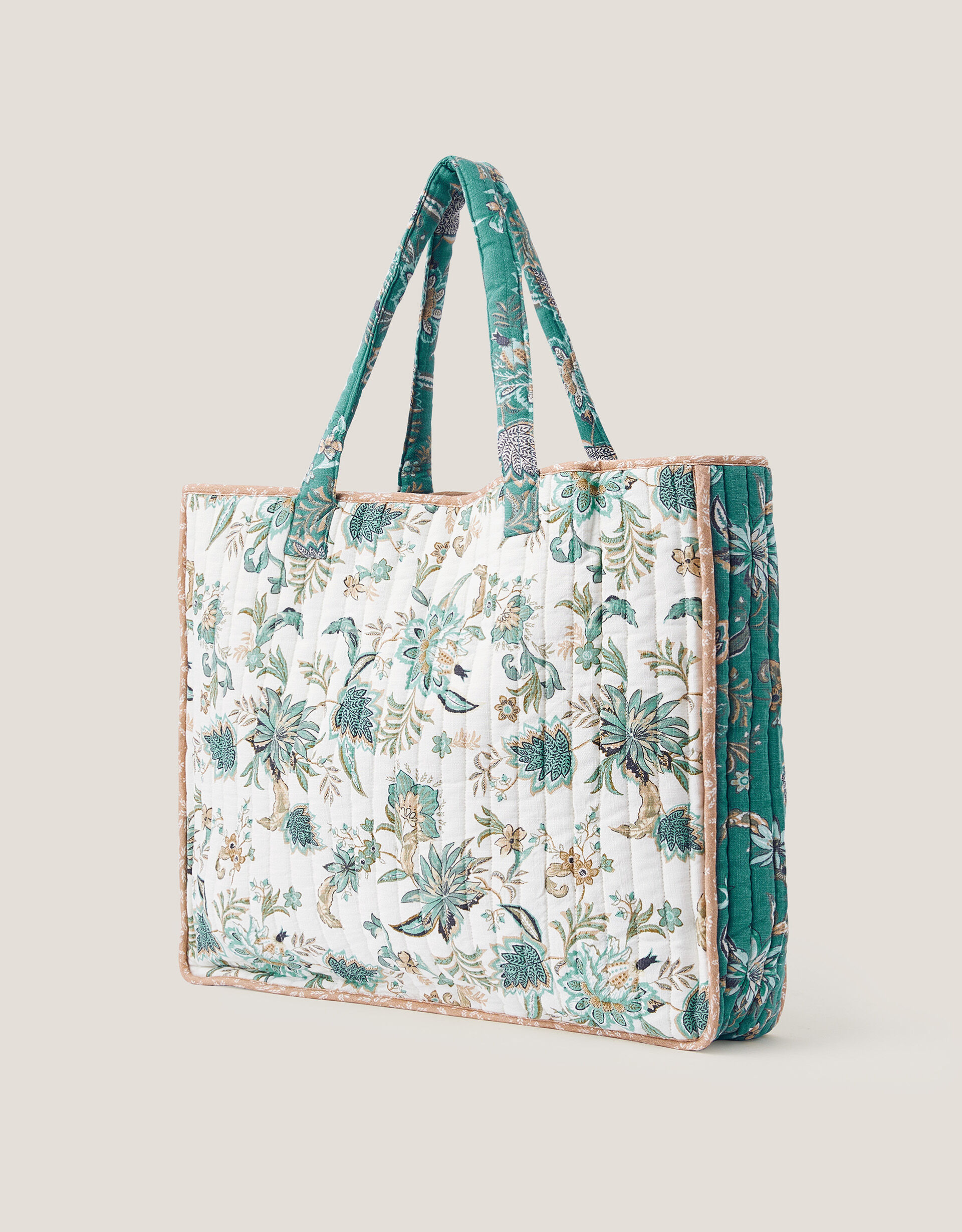Saoirse Floral Quilted Tote Bag | Bags & Purses | Monsoon UK.