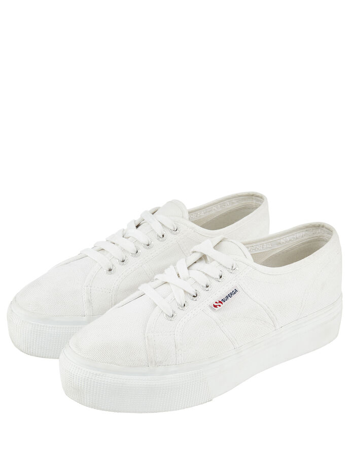 Superga Flatform Trainers White | Women's Shoes | Monsoon UK.