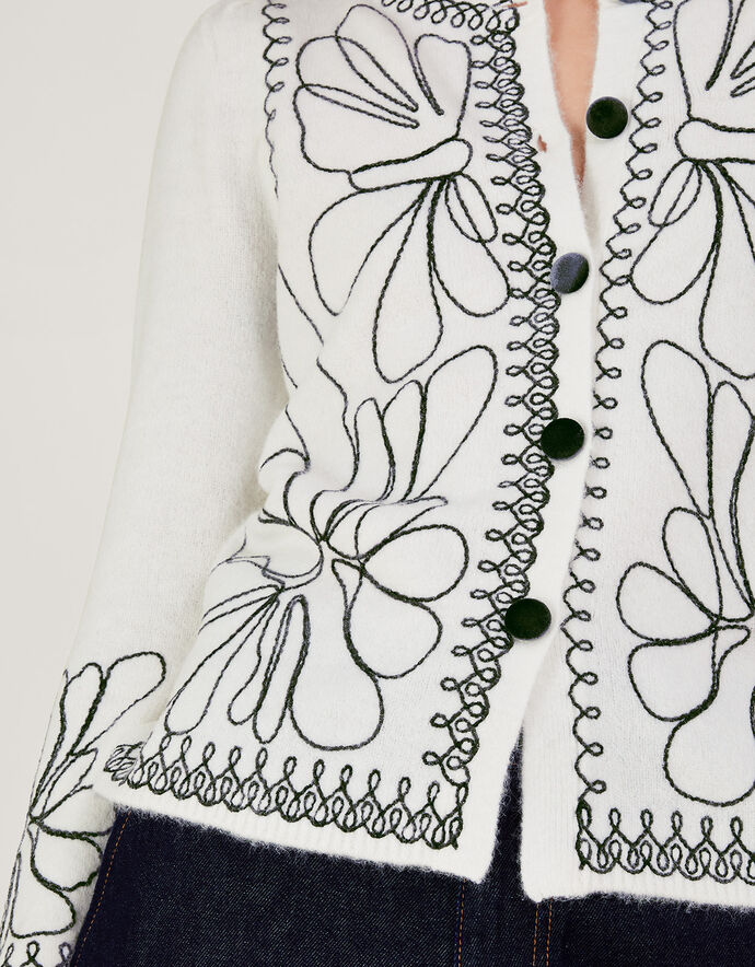 Cora Cornelli Cardigan Ivory | Cardigans | Monsoon UK.