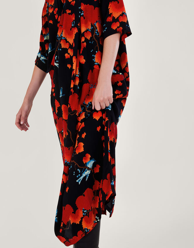 One Hundred Stars Acer Print Dress Black