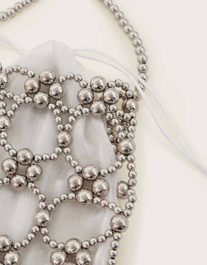 Beau Beaded Drawstring Bag | Accessories | Monsoon UK.