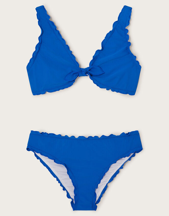 Frill Bikini Set Blue | Girls' Beach & Swimwear | Monsoon UK.
