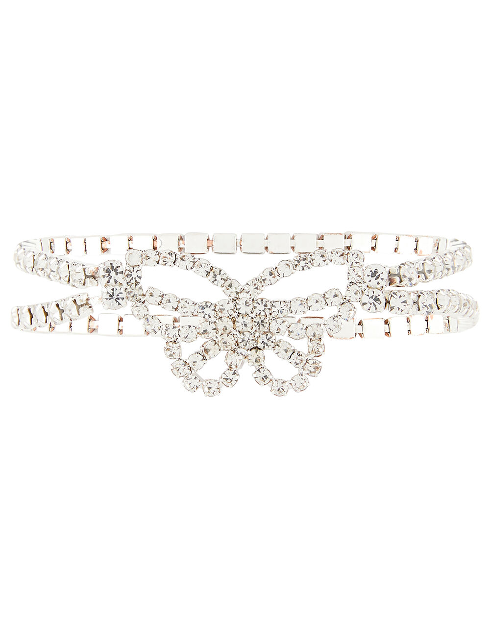 Diamante Butterfly Stretch Bracelet | Girls' Jewellery | Monsoon UK.