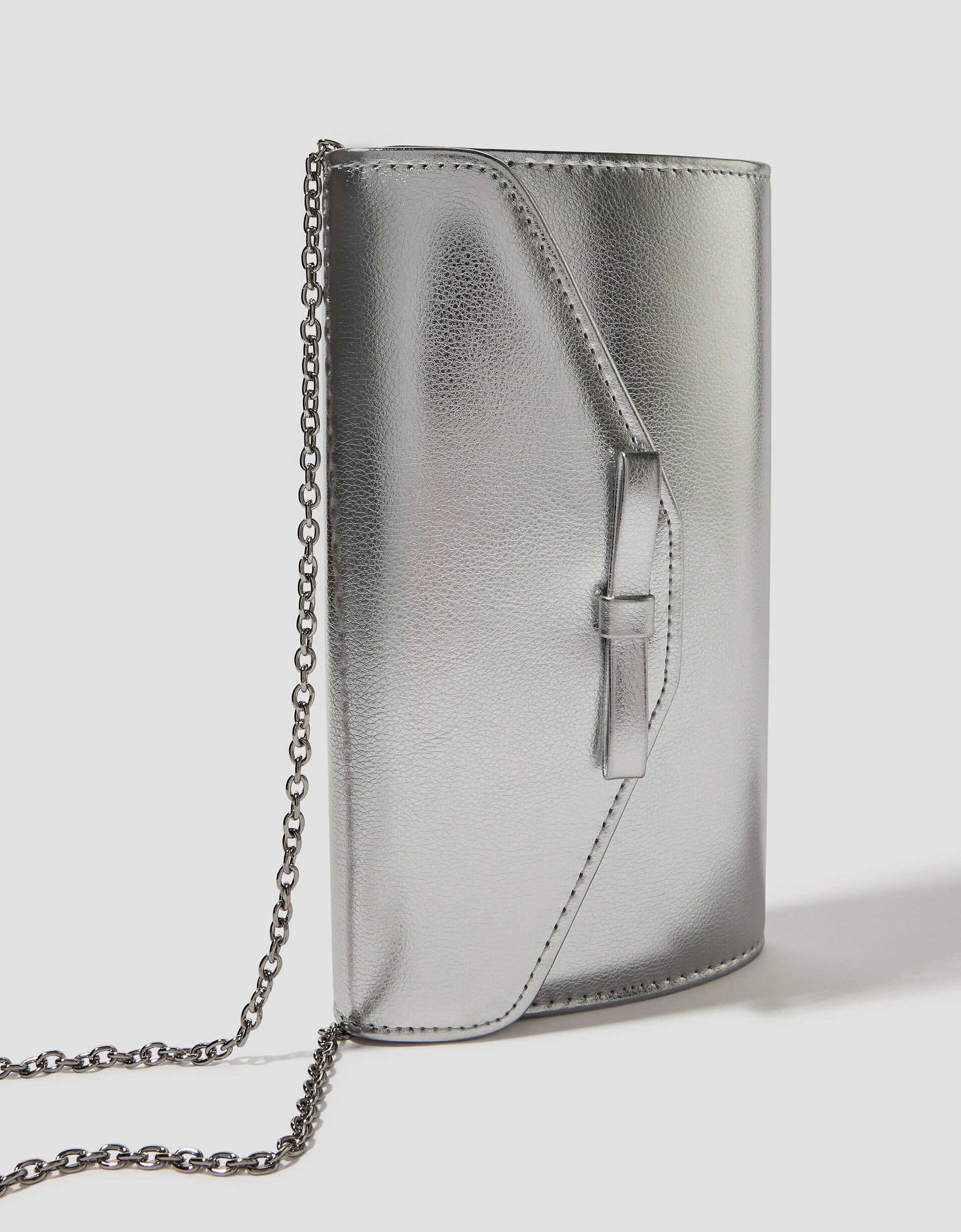 Selena Bow Metallic Clutch Bag | Bags & Purses | Monsoon UK.