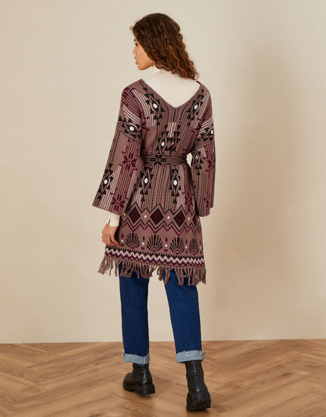 Agata Aztec Belted Cardigan | Cardigans | Monsoon UK.