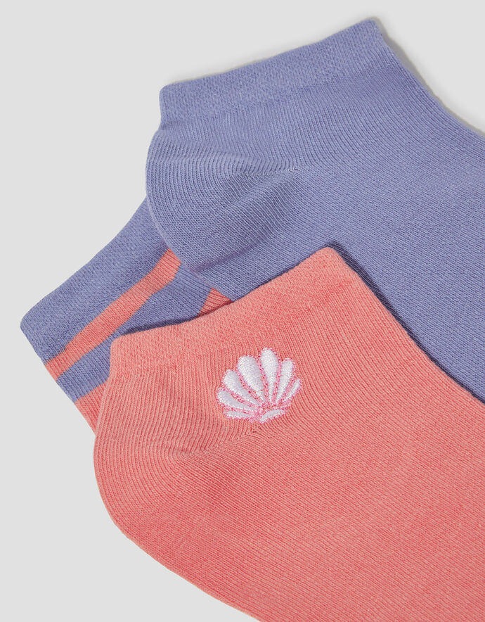 3-Pack Shell Stripe Trainer Socks | Women's Accessories | Monsoon UK.