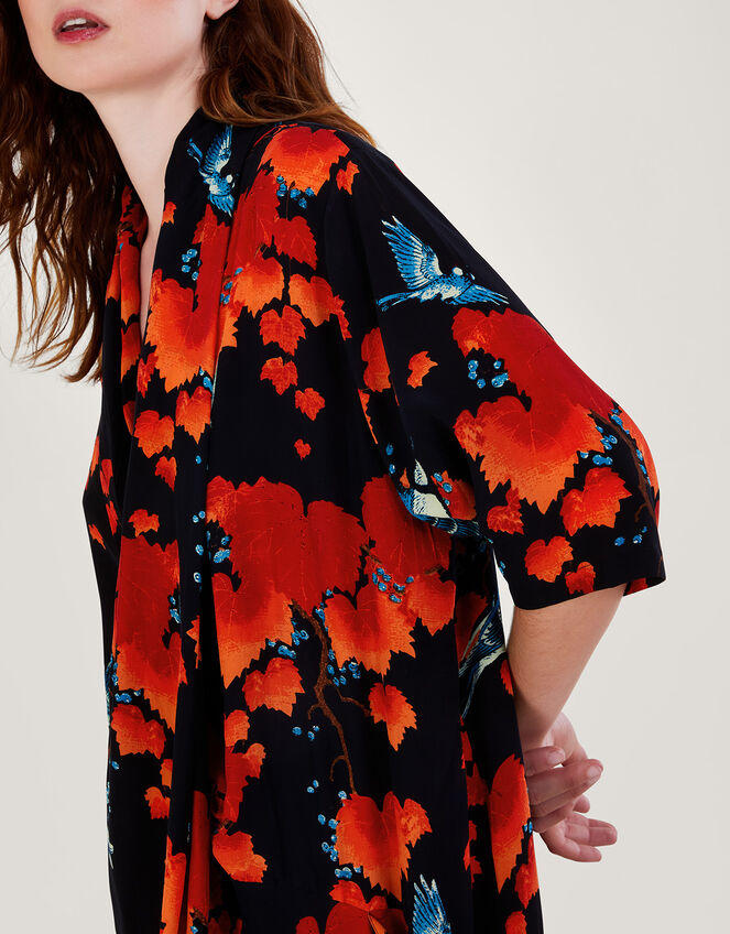 One Hundred Stars Acer Print Dress Black