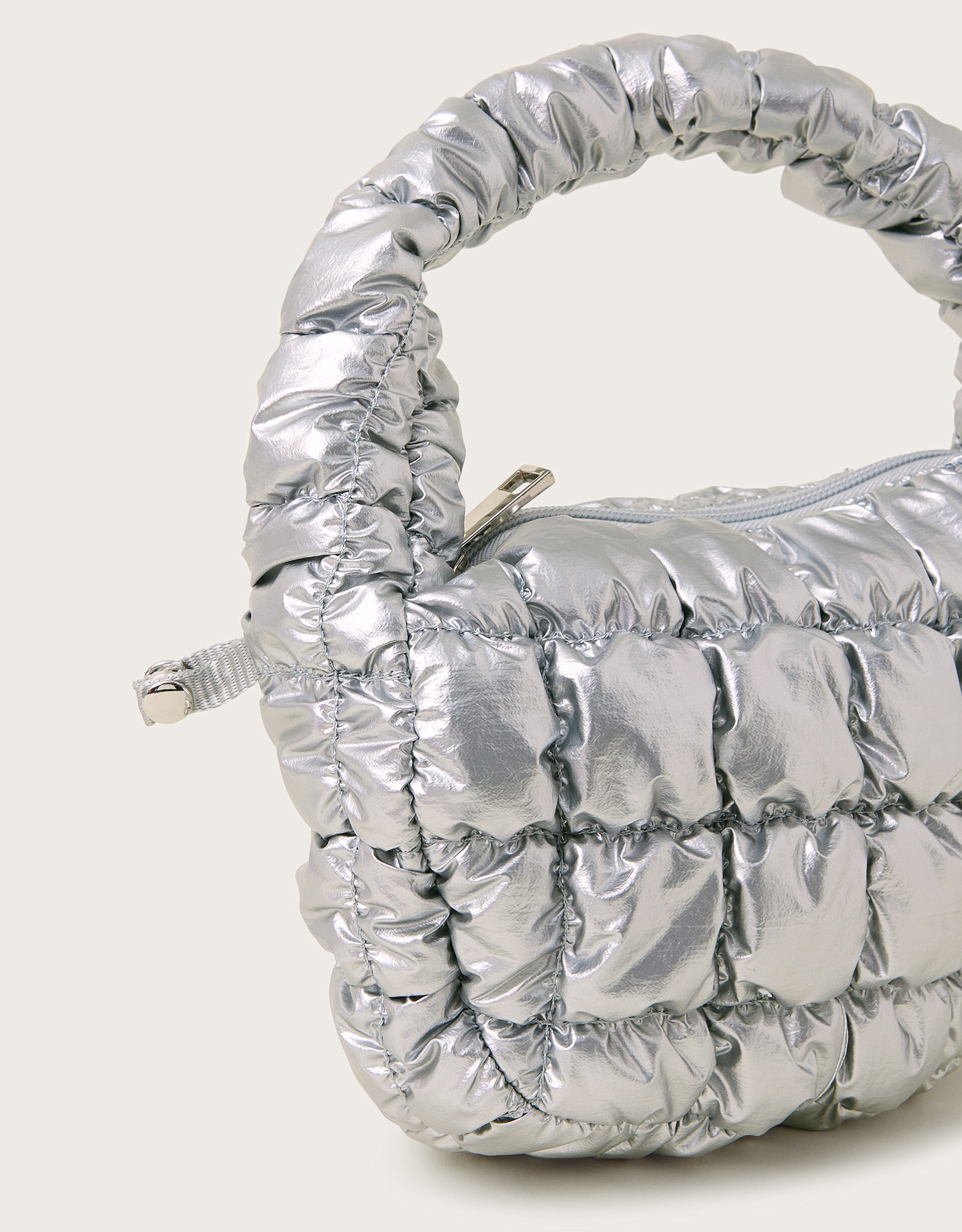 Quilted Metallic Tote Bag | Accessories | Monsoon UK.