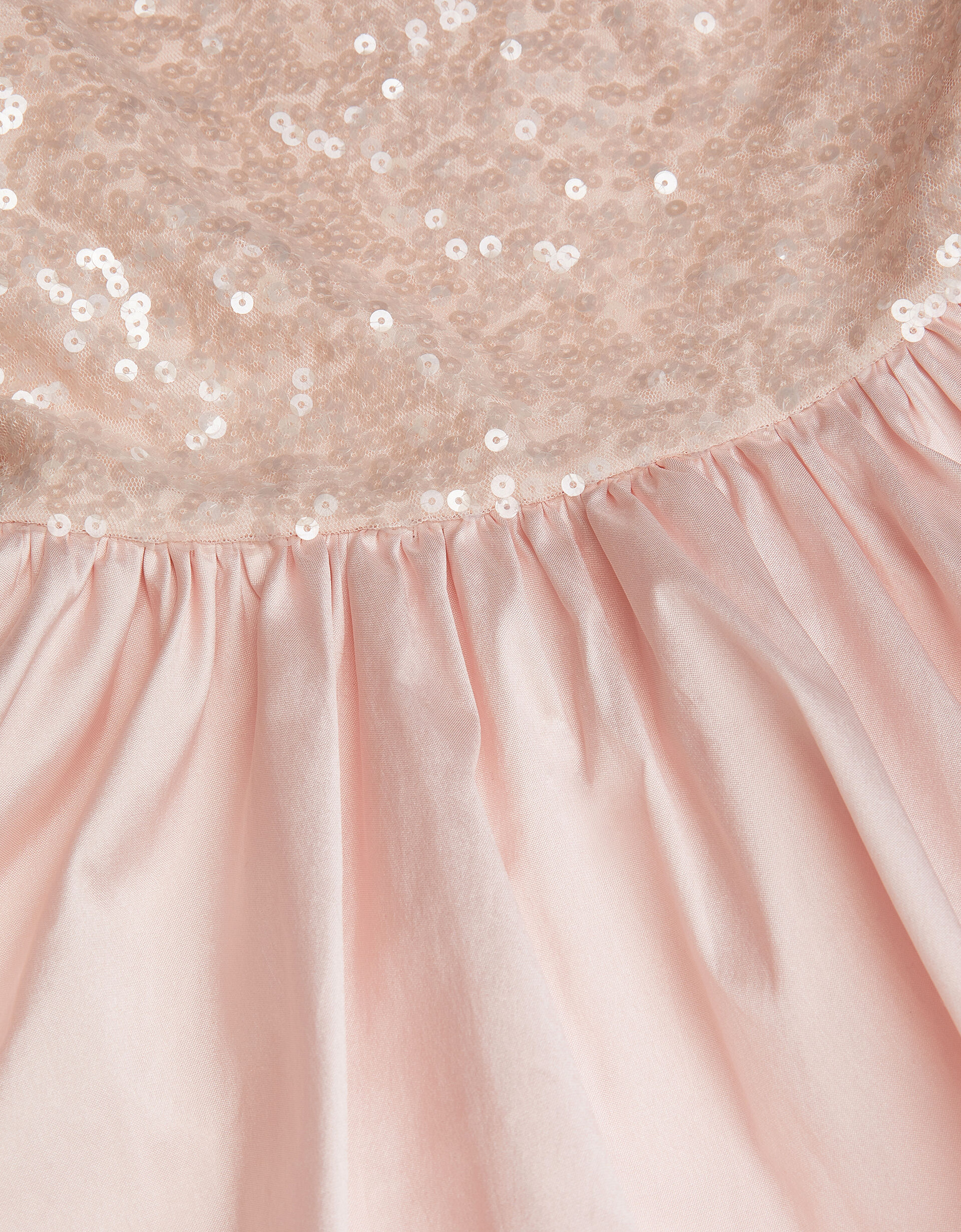 Sequin Bubble Hem Party Dress Pink | Girls' Dresses | Monsoon UK.