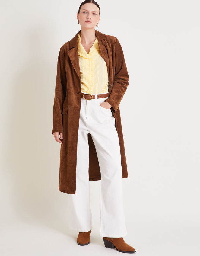 Cora Embroidered Shirt Yellow | Tops & T-shirts | Monsoon UK.