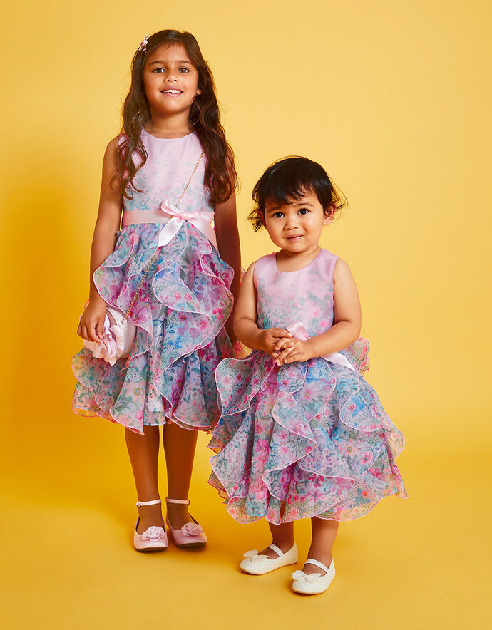 Baby Anise Botanical Cancan Dress Multi | Baby Girl Dresses | Monsoon UK.