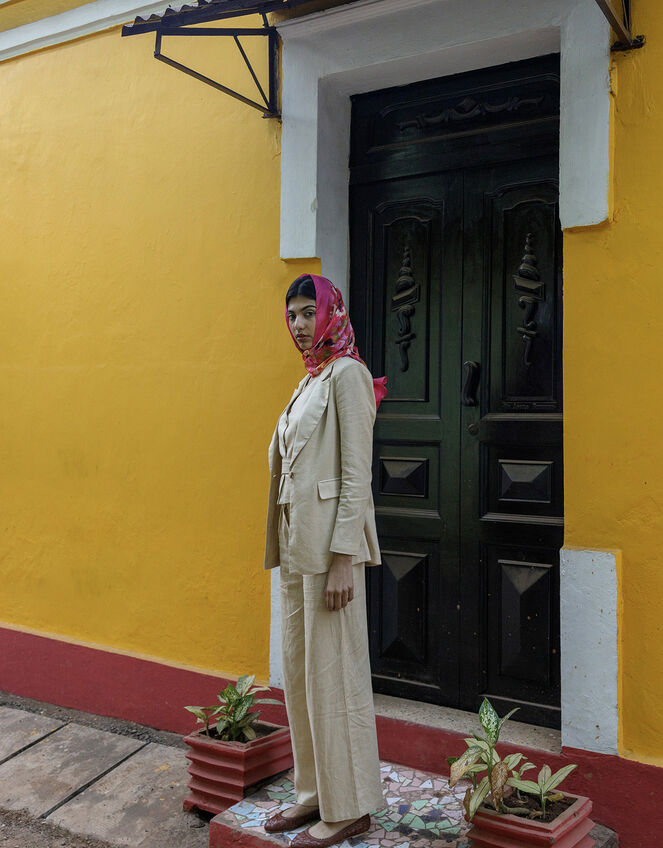 Jenny Jacket in Linen Blend Natural | Women's Jackets | Monsoon UK.