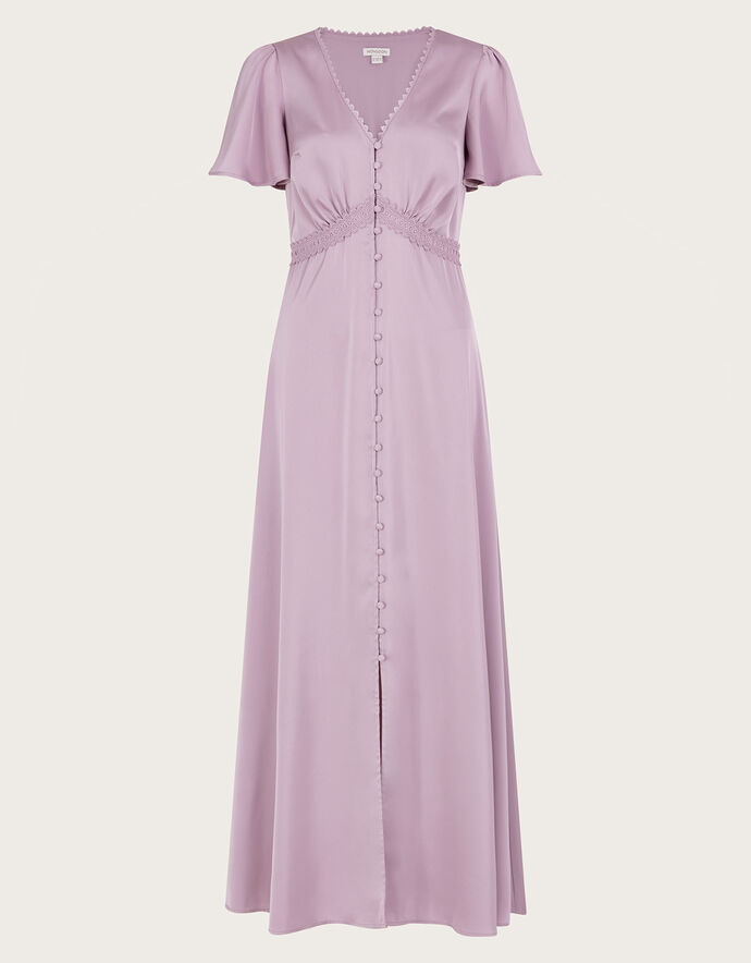 Ivy Shorter Length Maxi Dress Mink | Evening Dresses | Monsoon UK.
