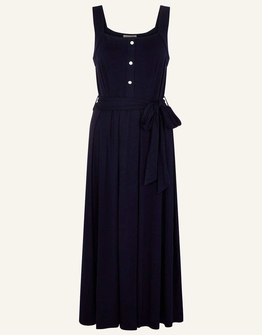 Button Sundress with LENZING™ ECOVERO™ Blue | Work Dresses | Monsoon UK.