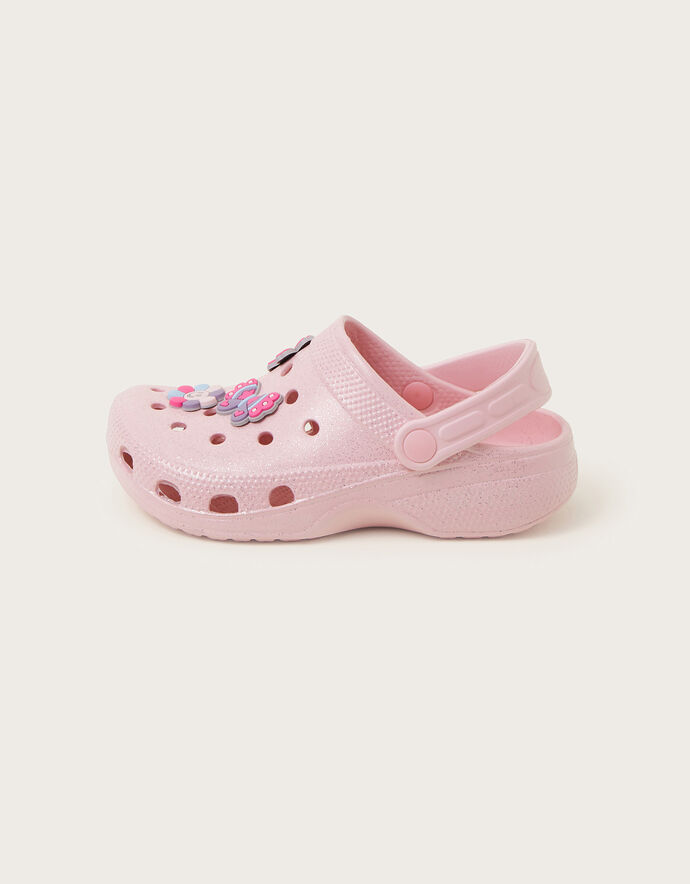 Glitter Butterfly Clogs Pink | Girls' Sandals | Monsoon UK.