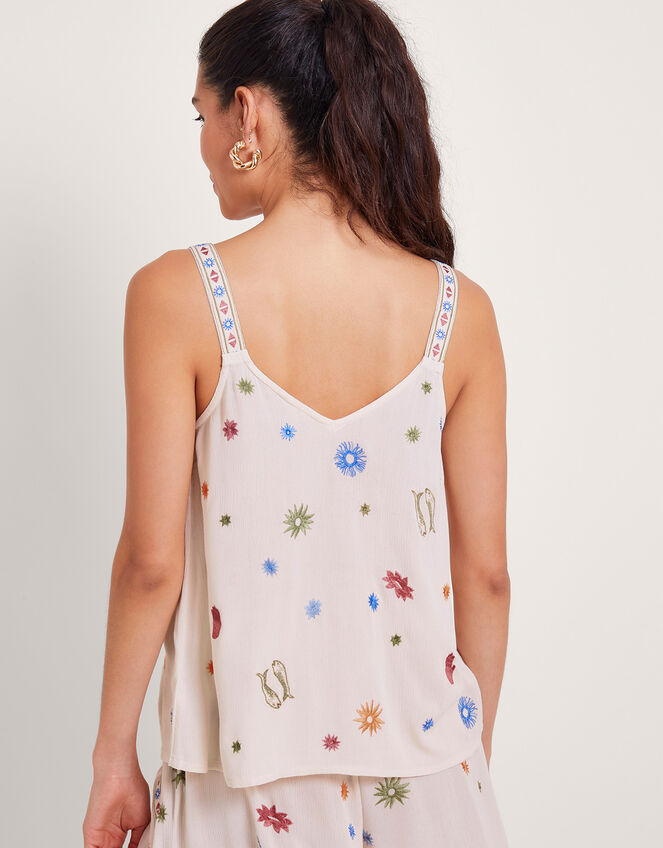 Arti Embroidered Cami Ivory | Vests, Camisoles And Sleeveless Tops ...