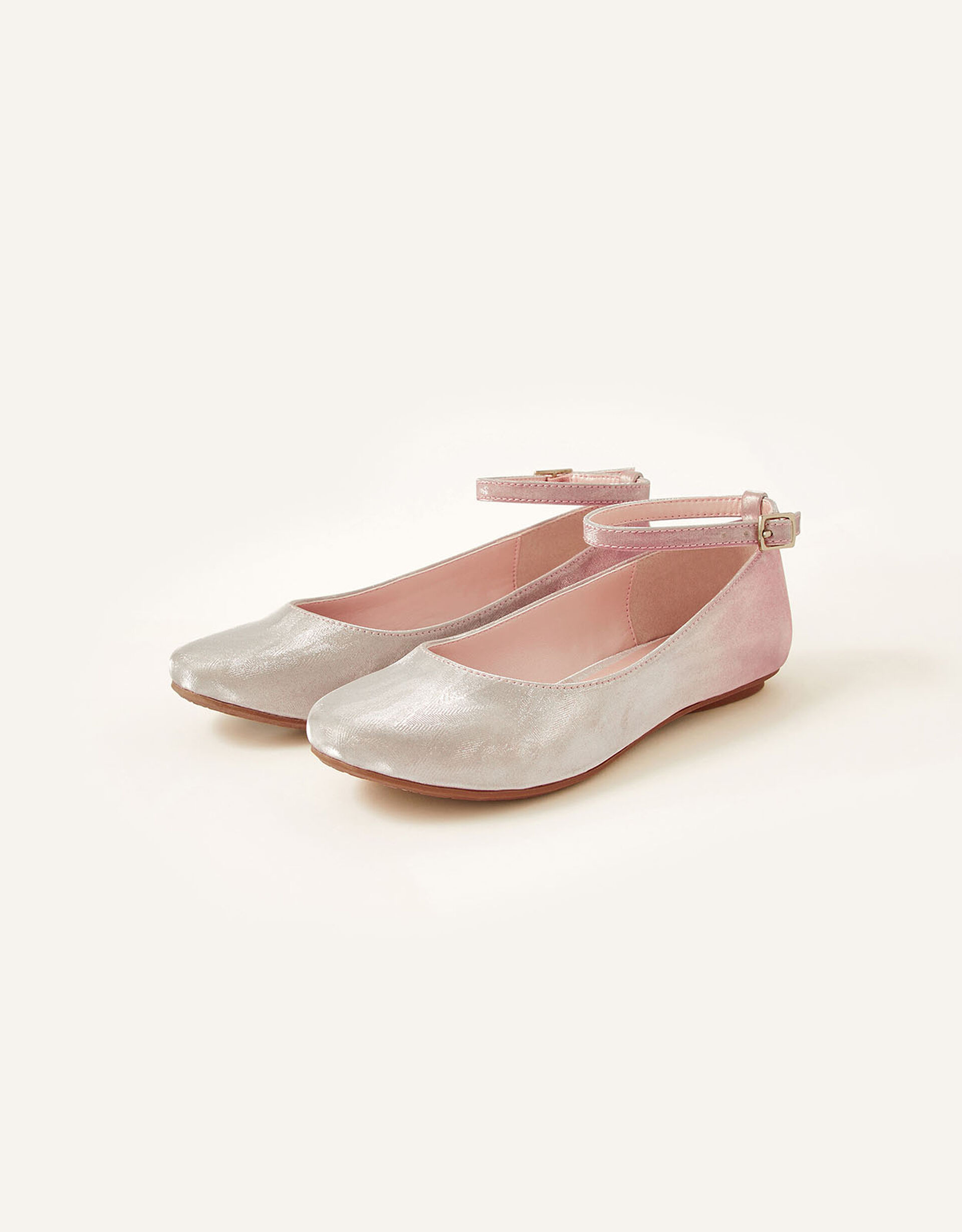 Shimmer Ombre Ballerina Shoes Pink | Girls' Flat Shoes | Monsoon UK.