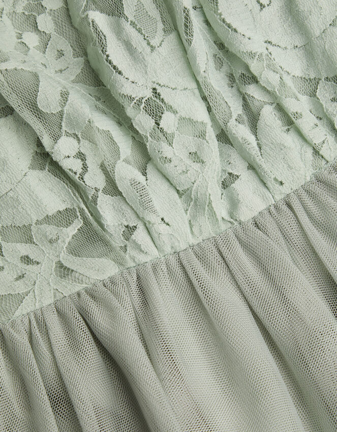 Hayley Halter Lace Prom Dress Green | Prom Dresses & Shoes | Monsoon UK.