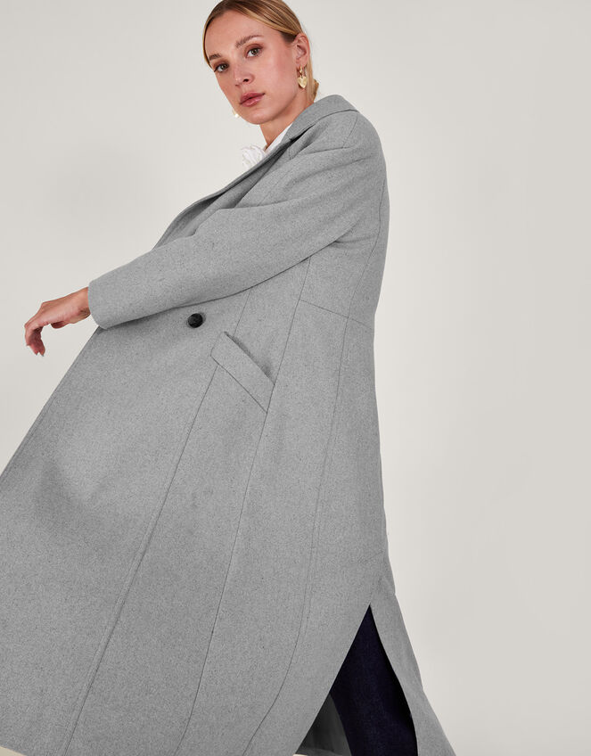 Alanna Smart Coat Grey | Women's Coats | Monsoon UK.