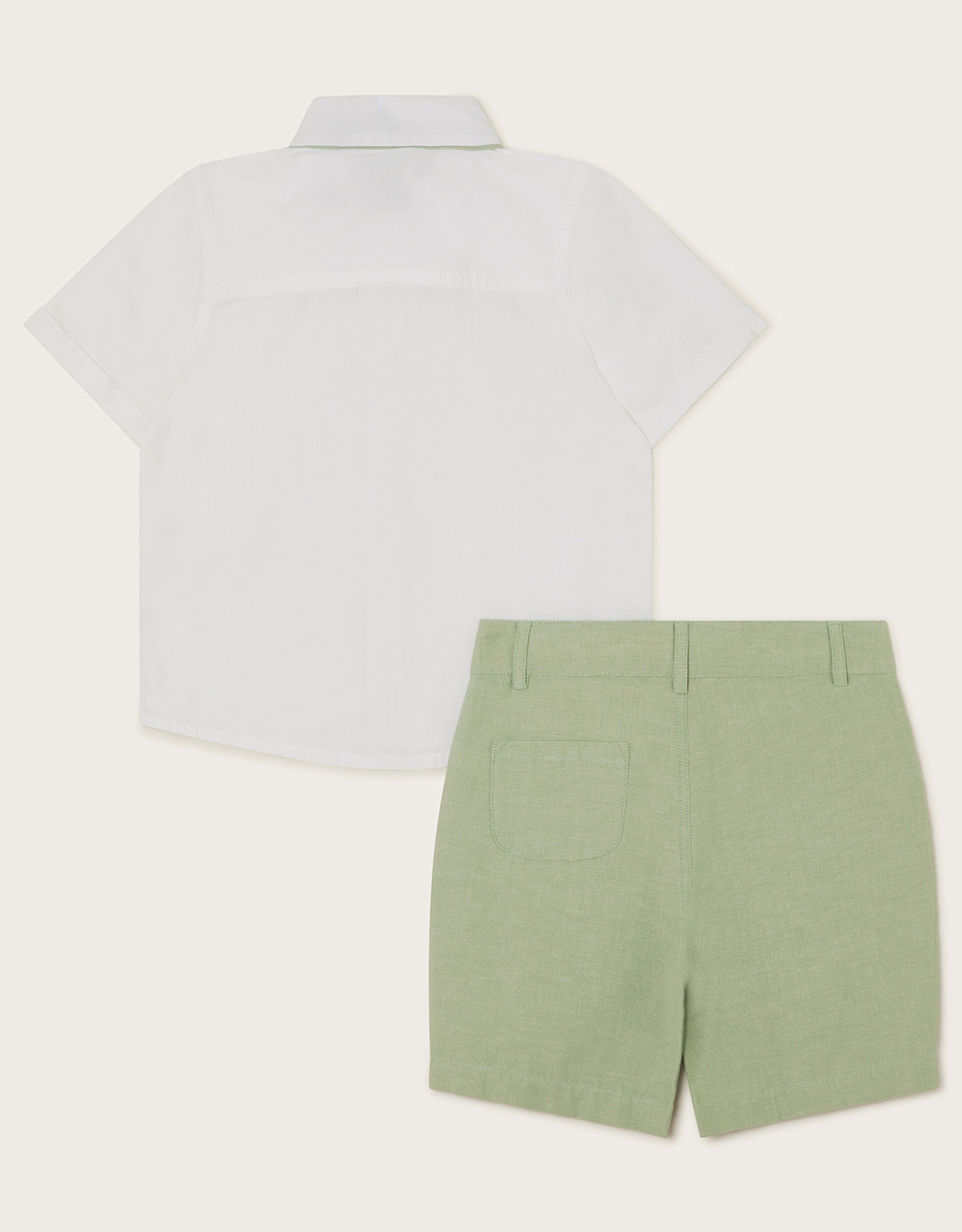 3-Piece Smart Shorts Set Green | Boys' Suits & Sets | Monsoon UK.