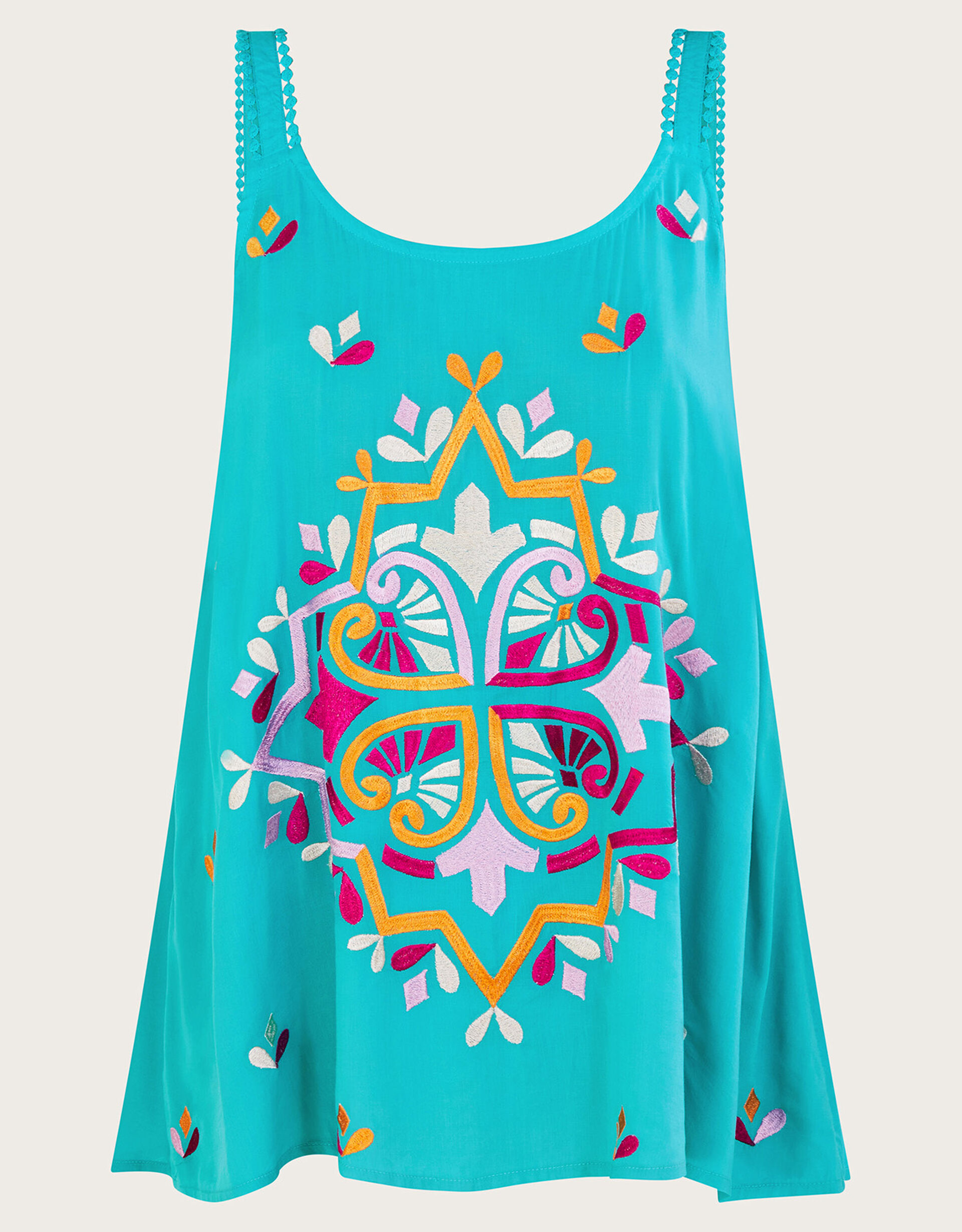 Bonita Embroidered Cami Blue | Vests, Camisoles And Sleeveless Tops ...