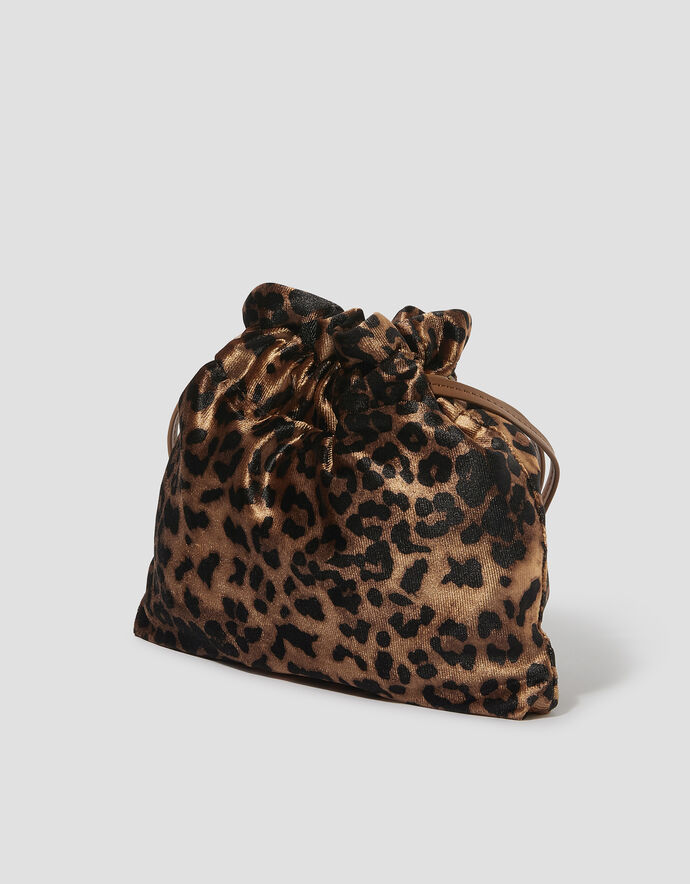 Lisa Leopard Print Pouch Bag