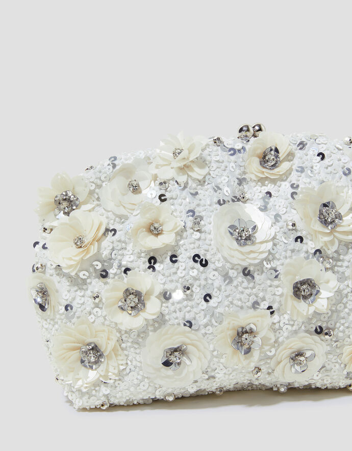 Mia Floral Embellished Clutch Bag | Bags & Purses | Monsoon UK.
