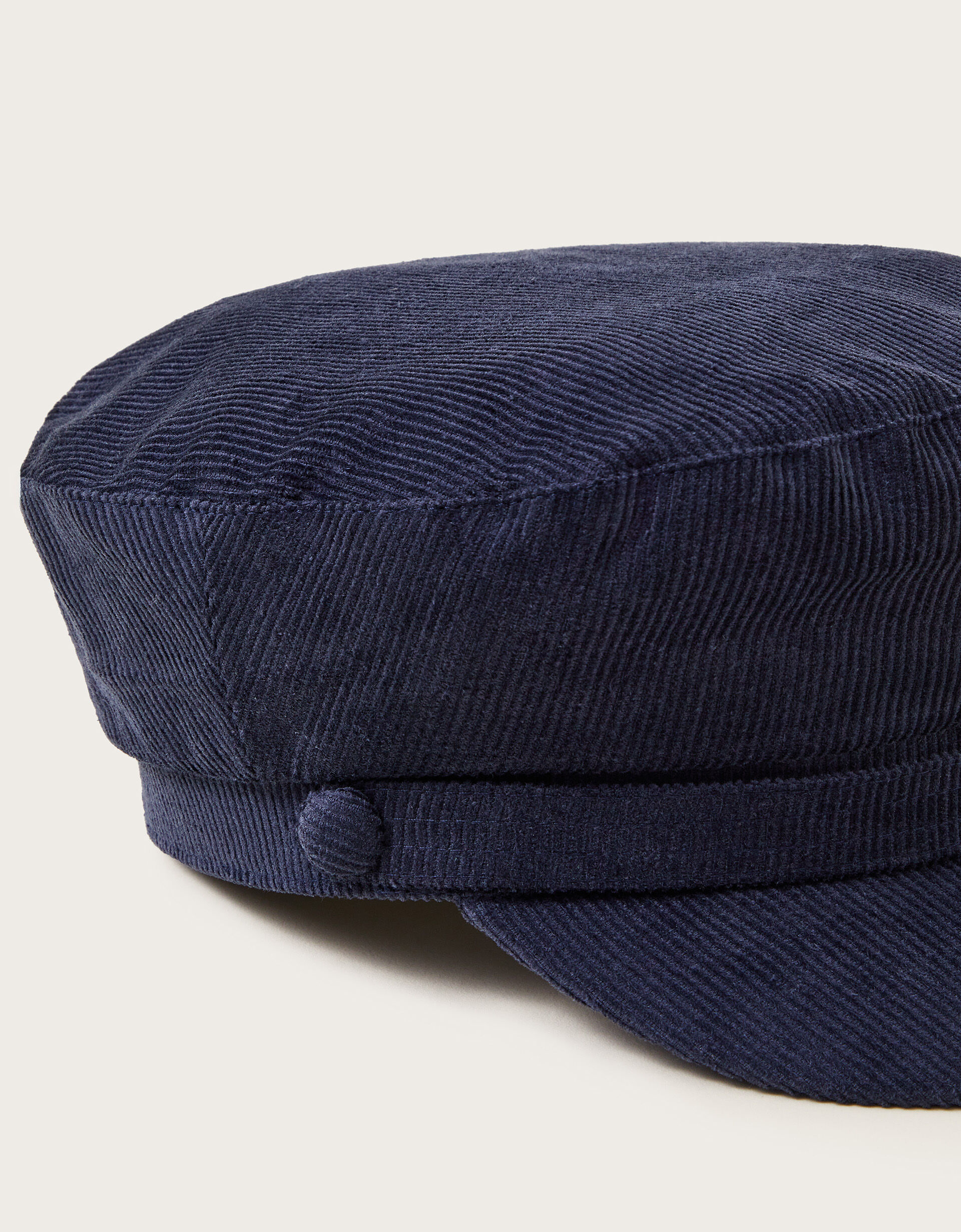Cord Baker Boy Hat Blue