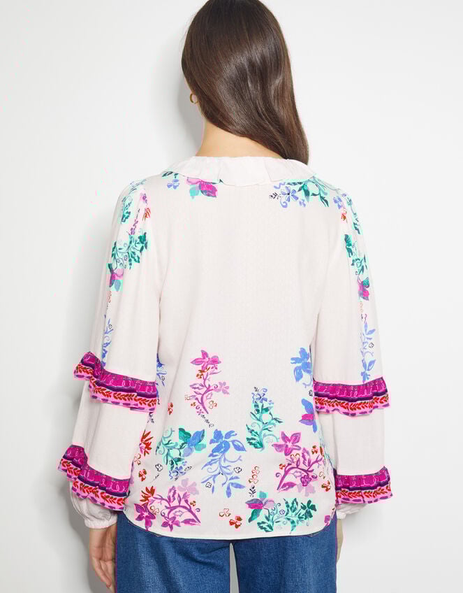 Kayla Floral Print Blouse Pink | Tops & T-shirts | Monsoon UK.