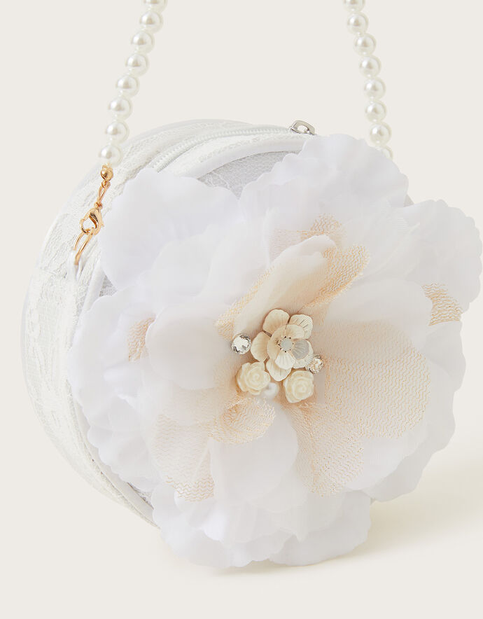 Flower Cluster Round Bag
