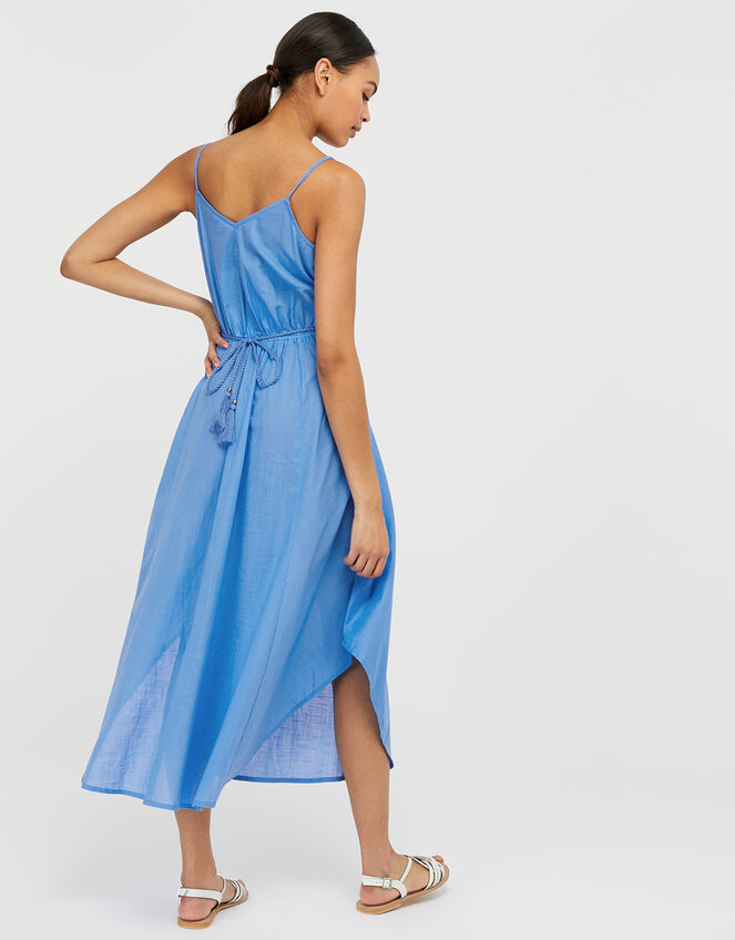 Amber Hanky Hem Dress Blue