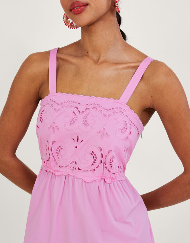 Cirilla Cutwork Dress Pink | Day Dresses | Monsoon UK.