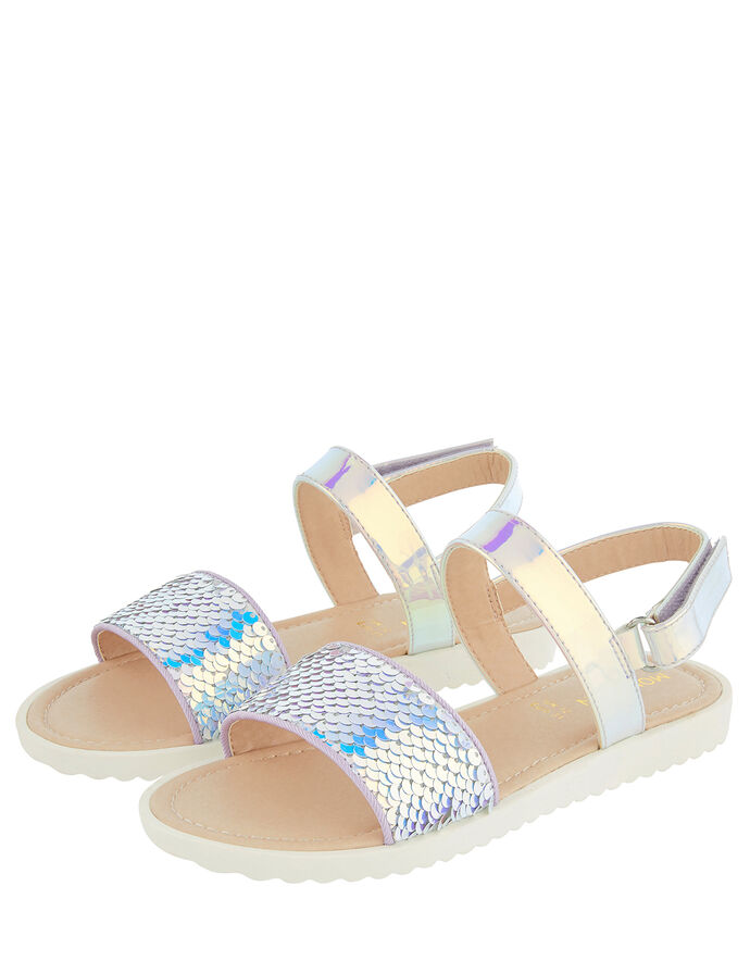 Mermaid Sequin Sandals Multi