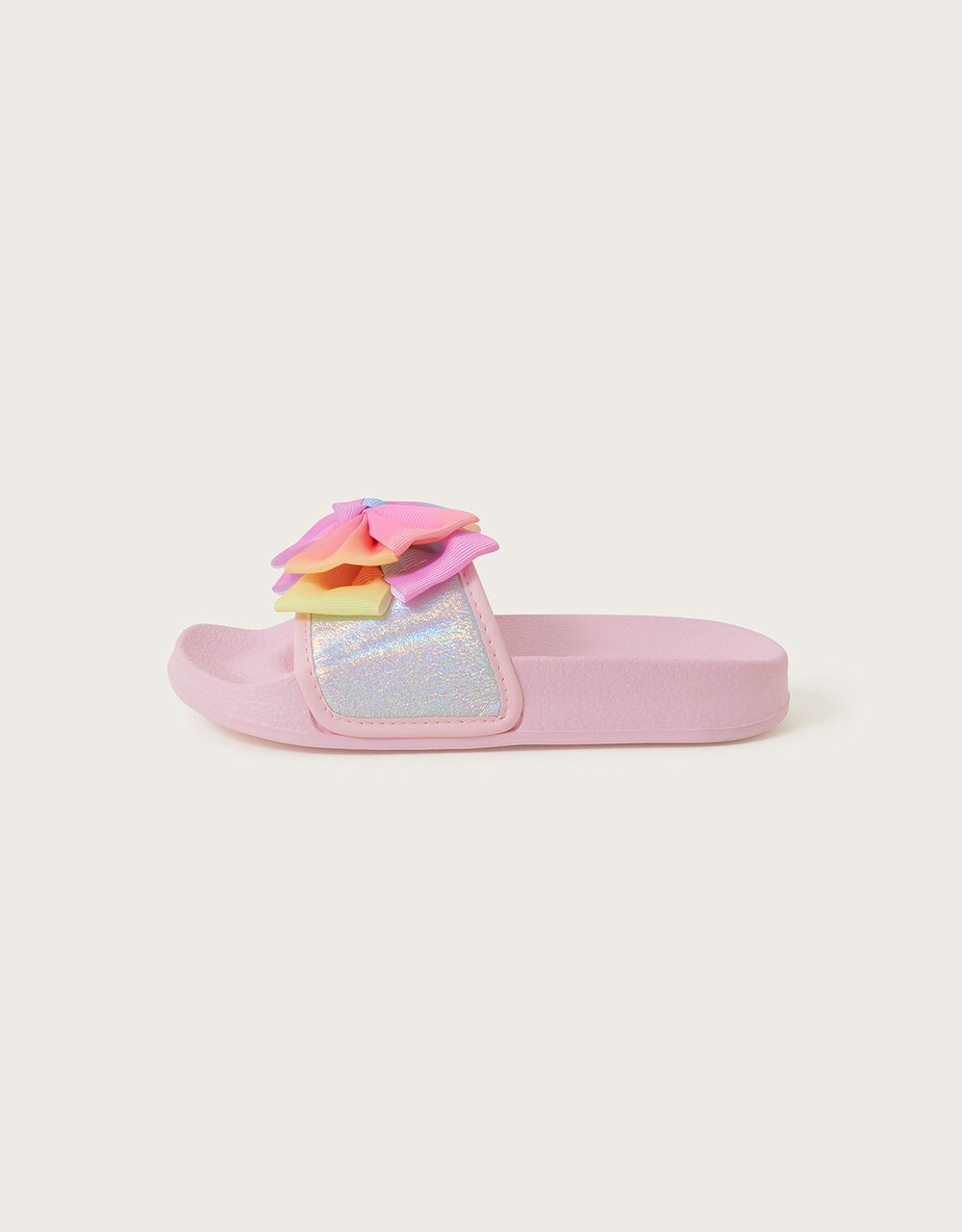 Pastel Rainbow Bow Sliders Multi