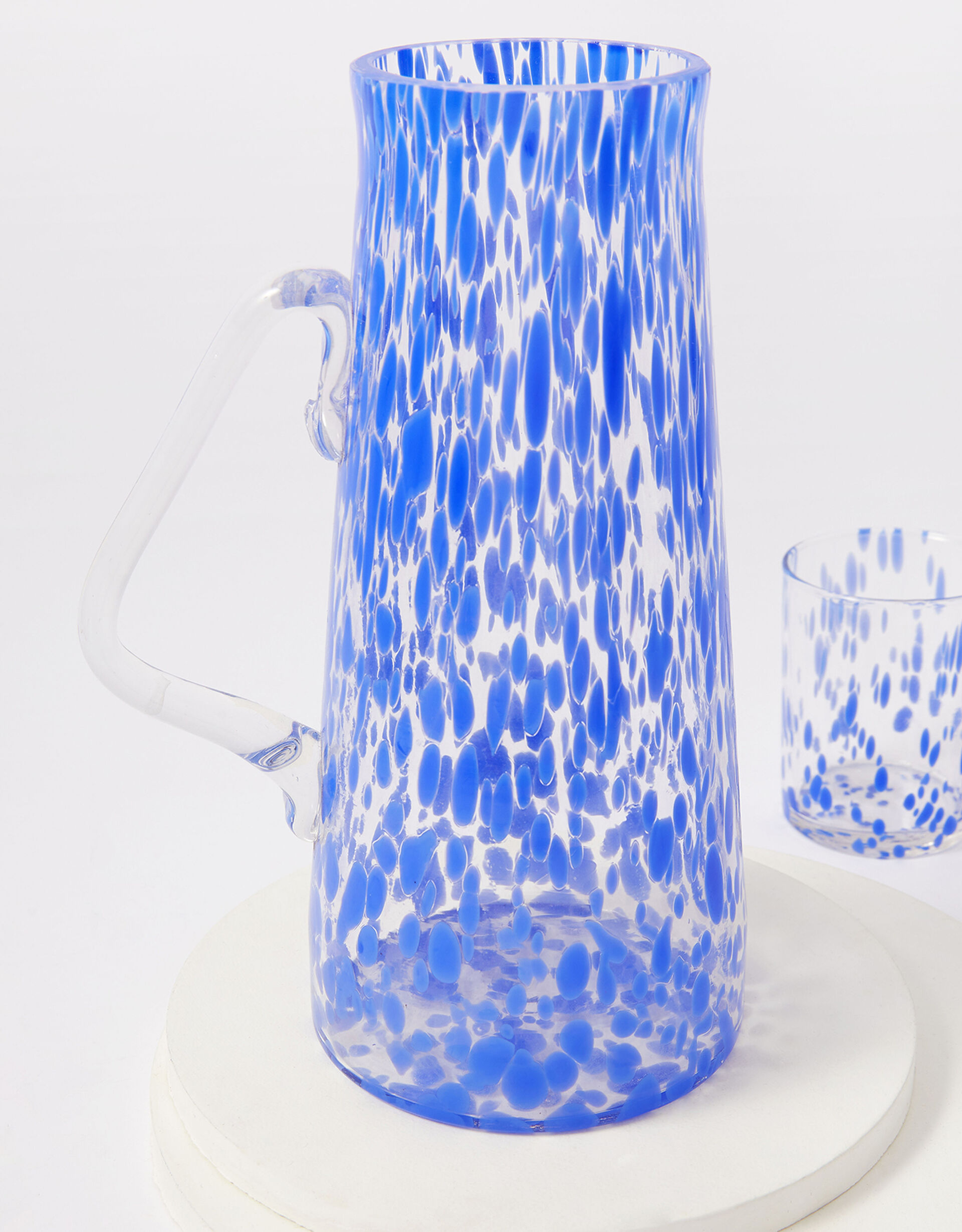 Mottled Glass Jug