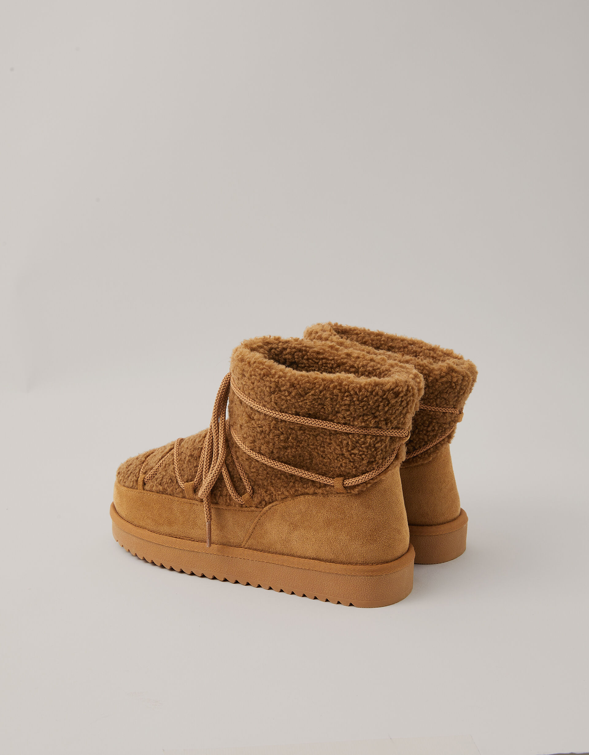 Dola Borg Lace Up Ankle Boots Tan