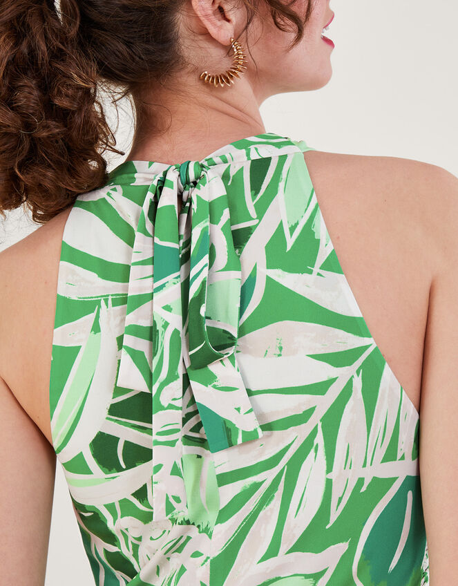 Clo Botanical Print Crossover Maxi Dress Green | Midi Dresses | Monsoon UK.