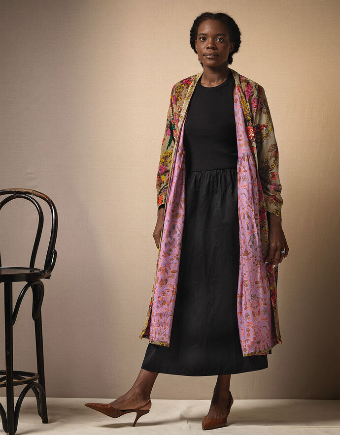 One Hundred Stars Antique Chintz Print Duster