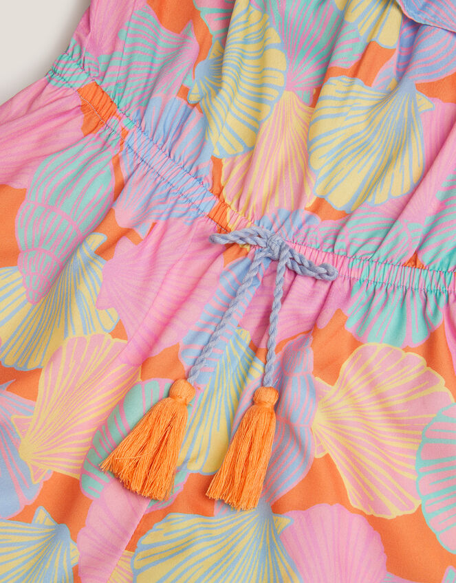 Shell Print Strappy Playsuit Multi | Girls' Beach & Swimwear | Monsoon UK.