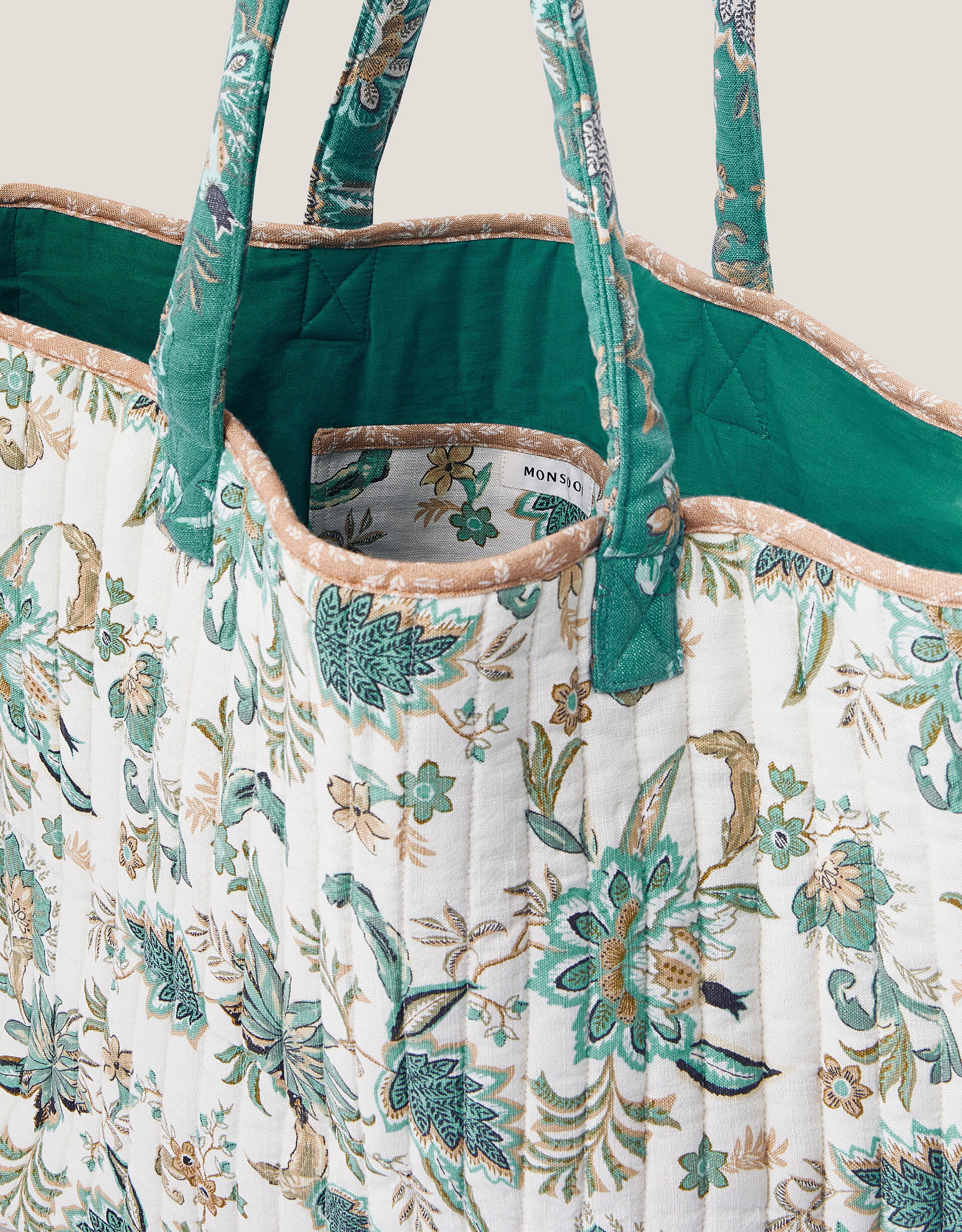 Saoirse Floral Quilted Tote Bag | Bags & Purses | Monsoon UK.