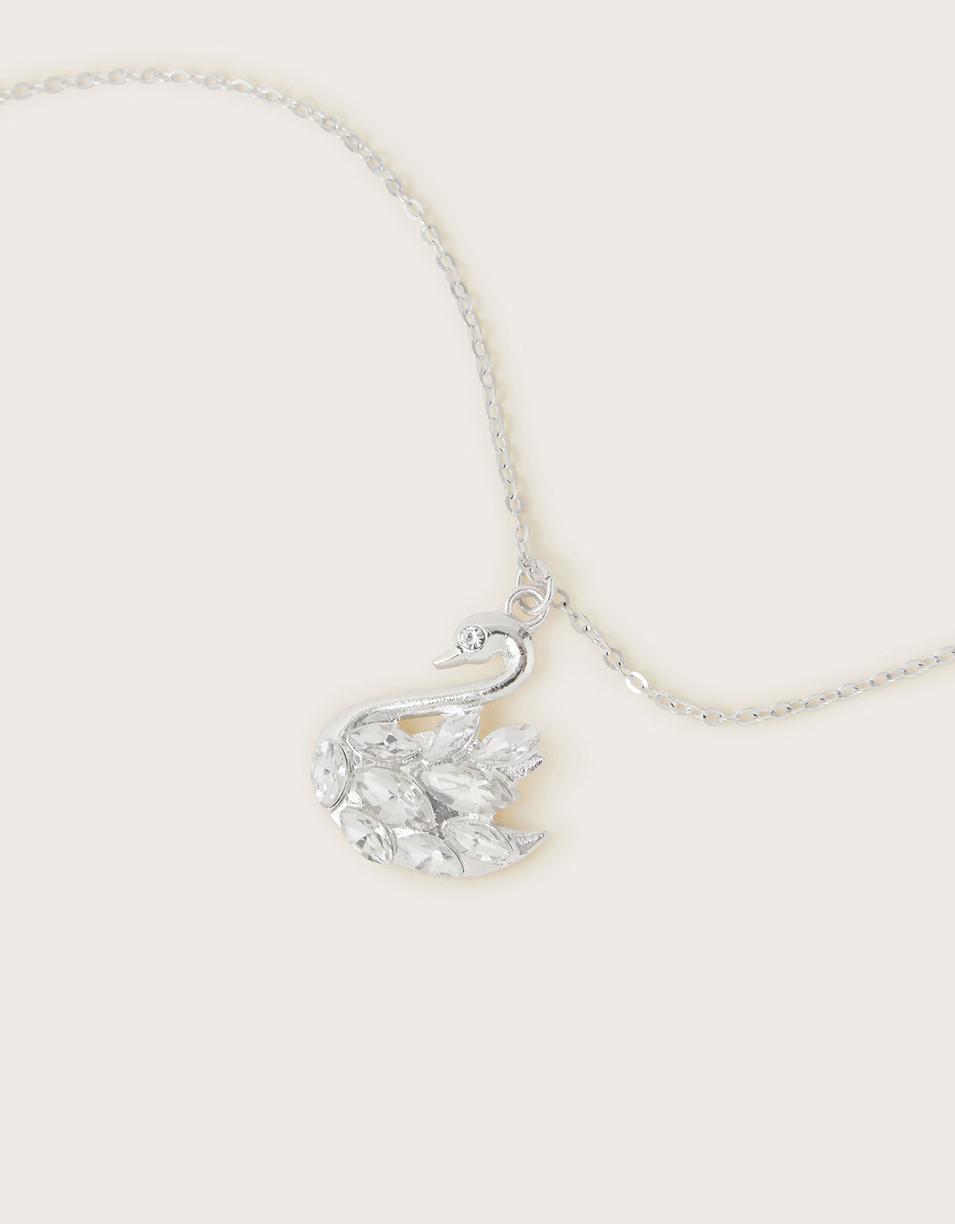Sparkly Swan Necklace