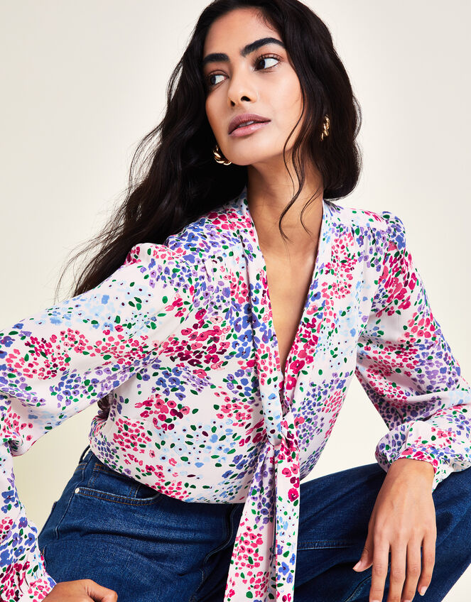 Micola Ditsy Blouse Ivory | Tops & T-shirts | Monsoon UK.