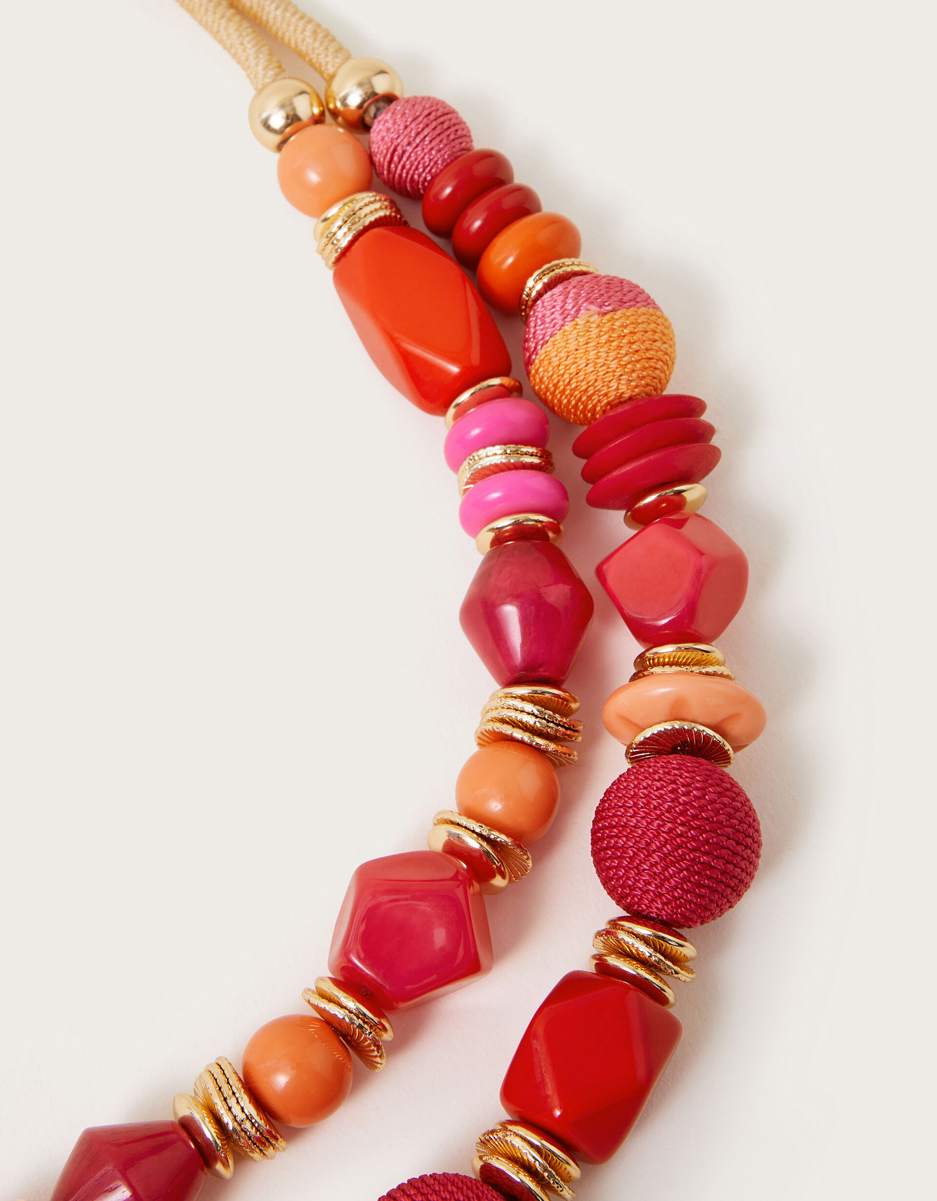 Woven Beaded Necklace | Accessories | Monsoon UK.