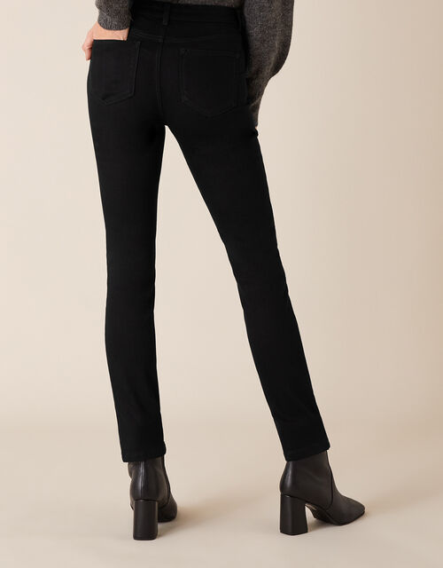 Azura Premium Regular Jeans with Sustainable Fabric Black | Trousers ...