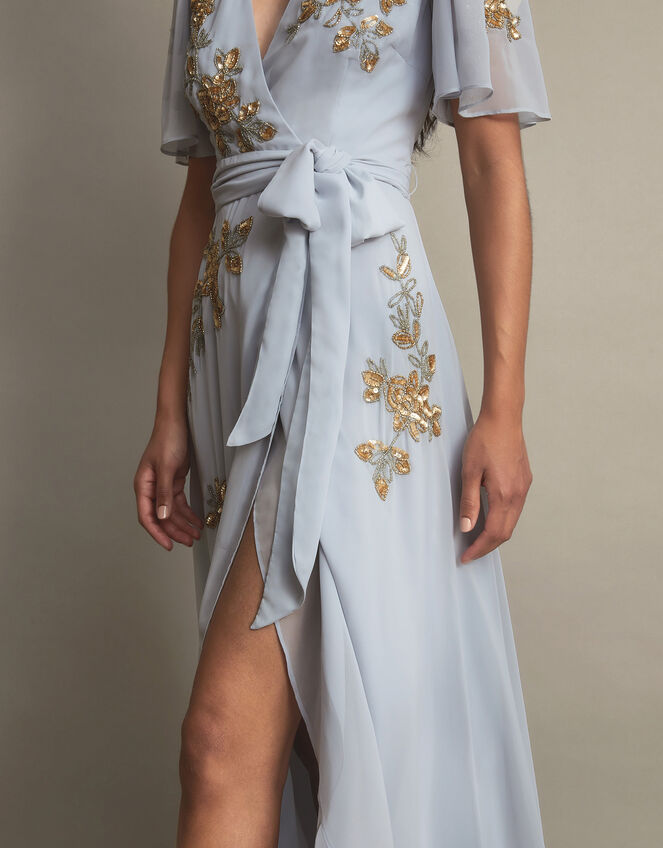 Sarah Embellished Wrap Dress | Evening Dresses | Monsoon UK.