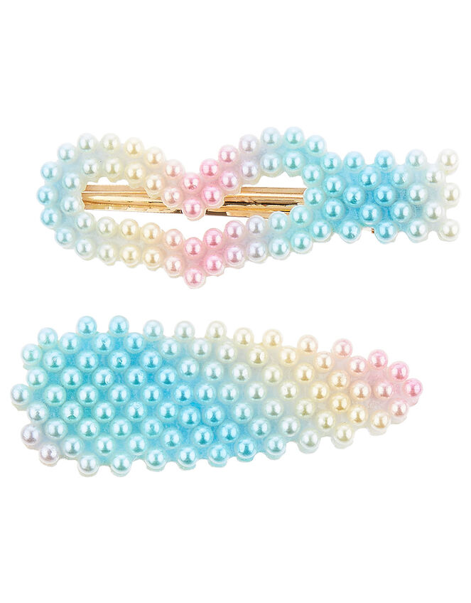 Pearly Rainbow Hair Clips | Girls' Hair Accessories | Monsoon UK.
